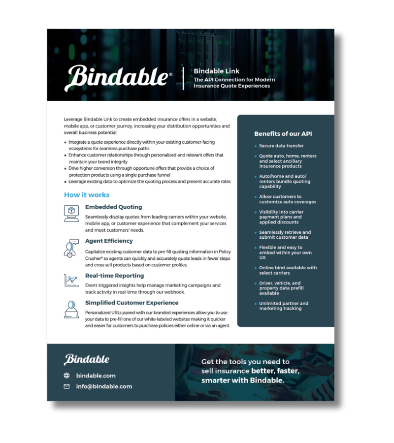 Bindable's API